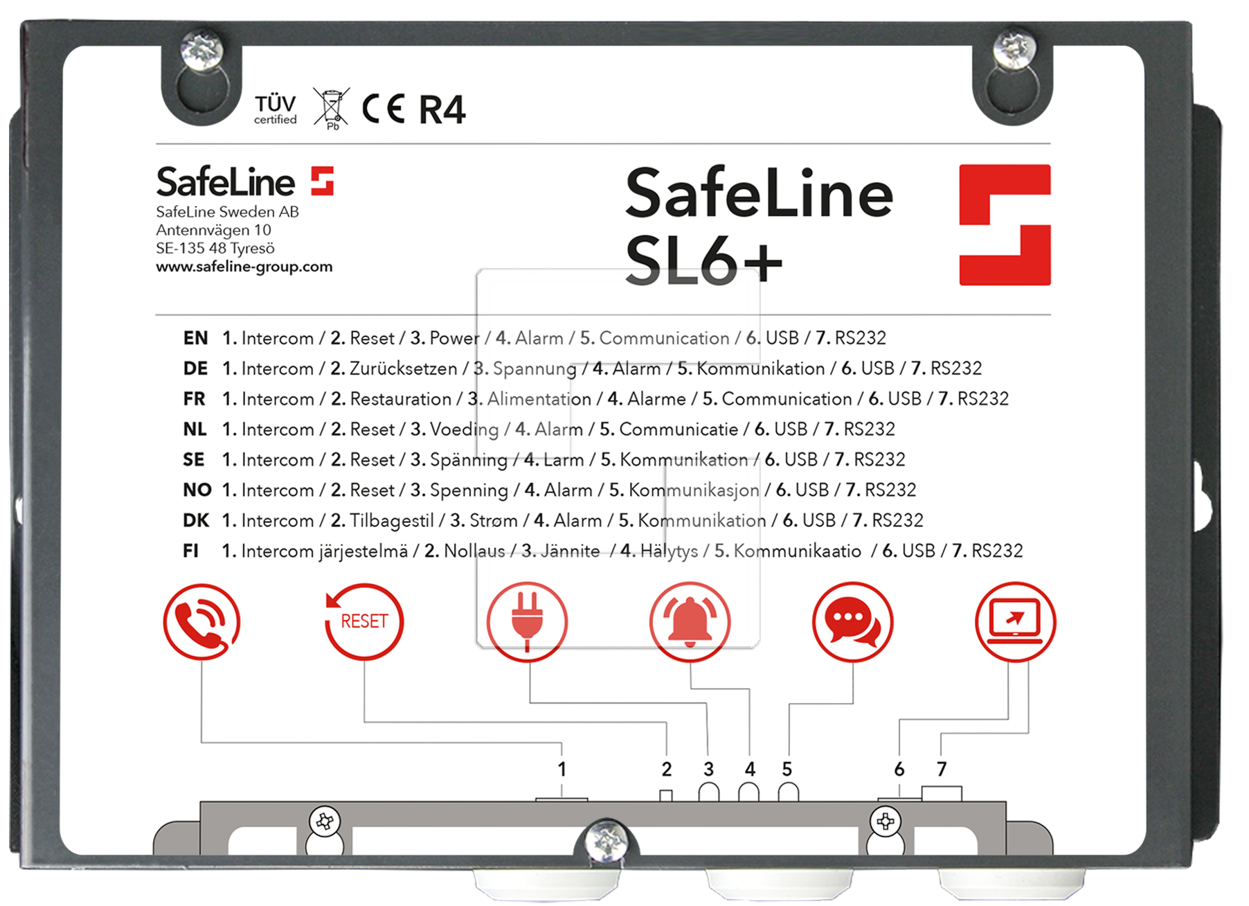 SafeLine SL6+ PSTN - SafeLine