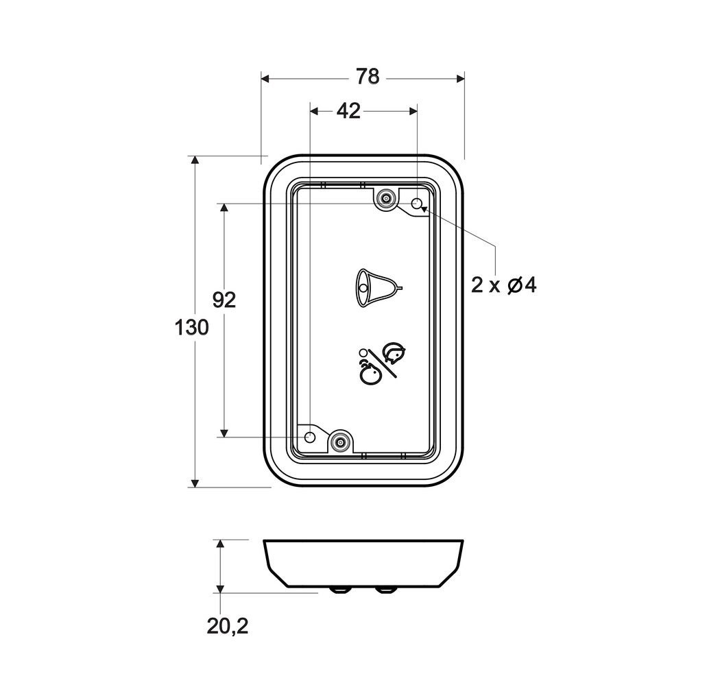 Surface mounted pictograms - SafeLine