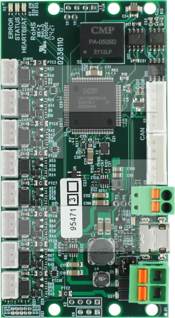 CAN interface display board - SafeLine